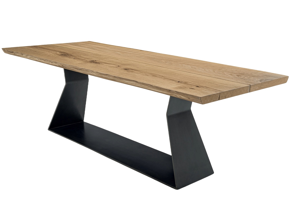 RIVA 1920 Bedrock Plank Three Tisch Massivholz • verschiedene Größen ...